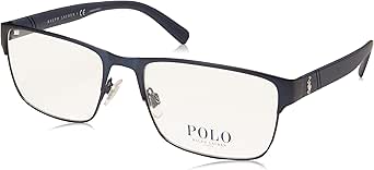 Amazon.com: Polo Ralph Lauren Mens PH1175 Rectangular Prescription ...