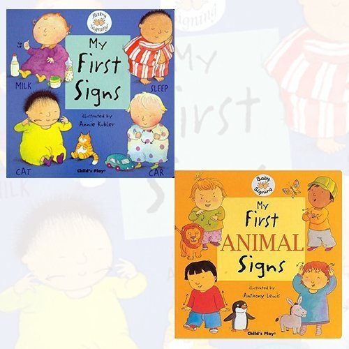 Baby Signing My First 2 Books Bundle Collection (My First Signs: BSL ...