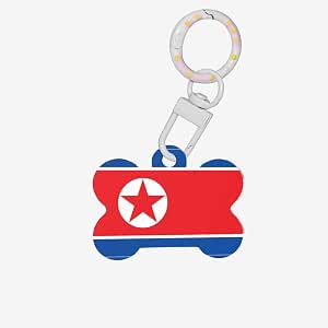 Pet Go ID Tags North Korean Flag Personalized Dog Tags and Cat Tags ...