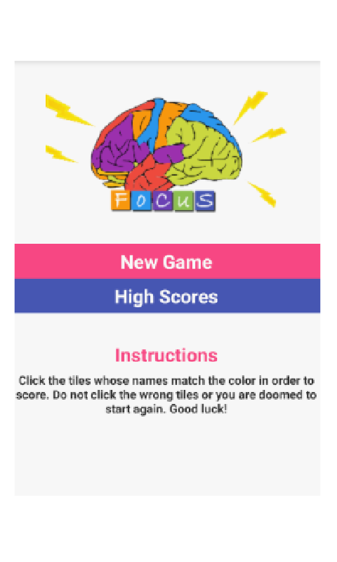 Focus Color Game - App on Amazon Appstore