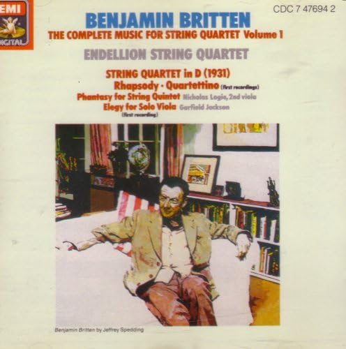 Amazon.co.jp: Benjamin Britten: The Complete Music for String Quartet, Volume 1: ミュージック