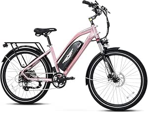 ADDMOTOR Electric Bike for Adult CITYPRO E-43, 153KM City Ebike, 720WH 500W Step-Thru Commuter ...