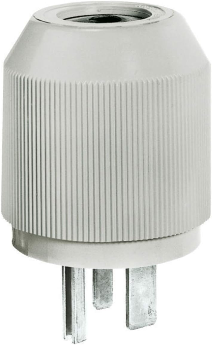 Bryant Electric 9650NP 50 Amp, 250V, NEMA 6-50P, Industrial Grade Plug ...