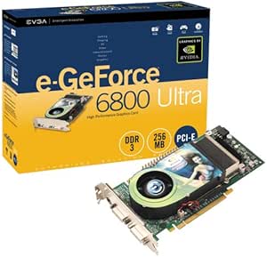 Amazon.com: eVGA e-GeForce 6800 Ultra, 256MB DDR3, Dual DVI/TV-Out, PCI ...