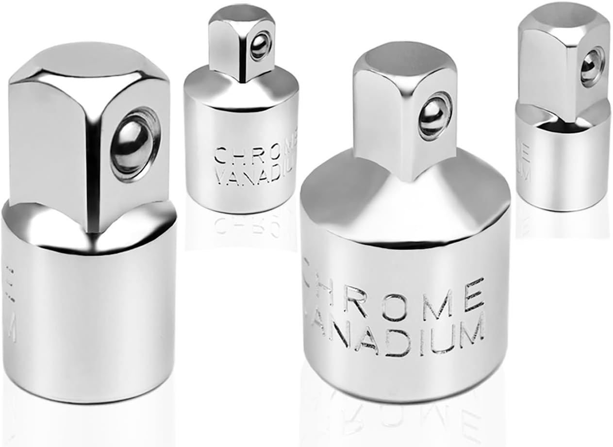 Sukudon Impact Socket Adaptor Set, Socket Wrench Adapters, 6 Pcs ...