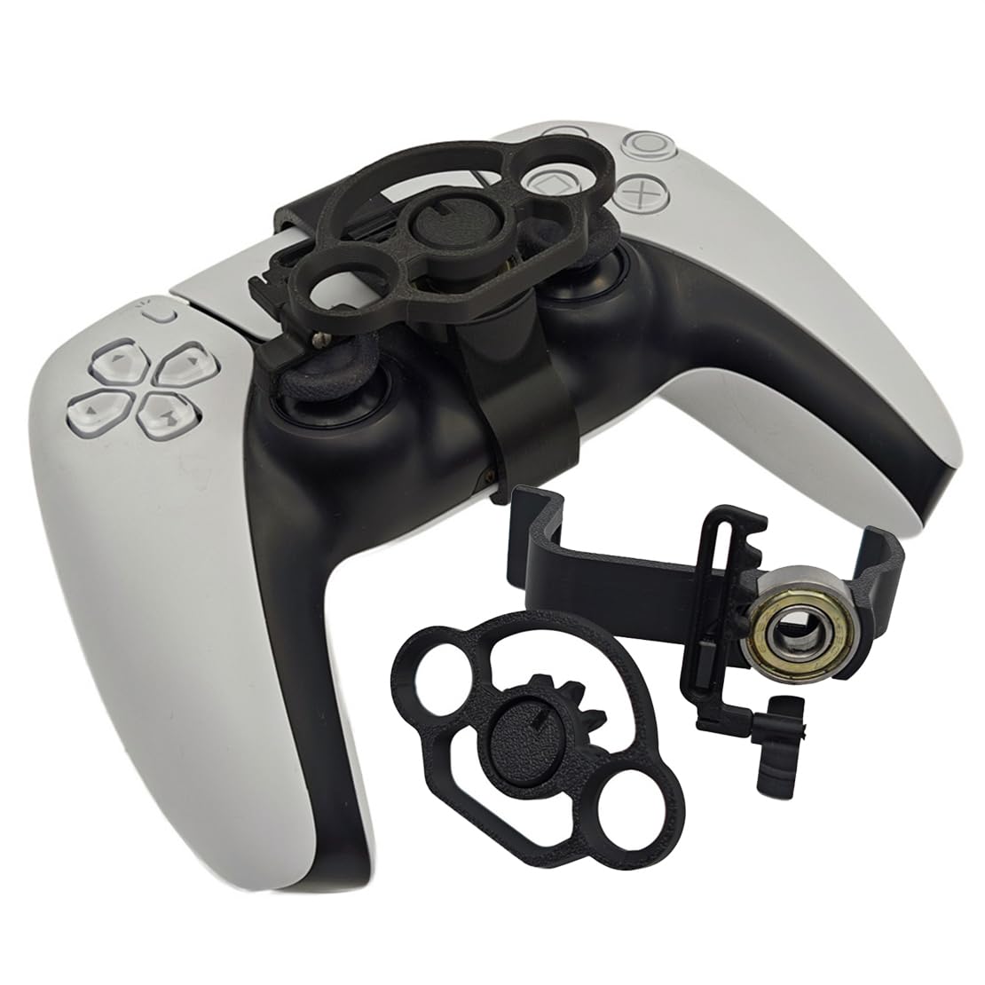 Amazon.com: Mini Steering Wheel for PS5 for PS5 Slim Controller, 3D ...