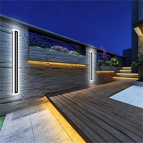Ralbay 2 Pack 47.3inch Long Outdoor LED Wall Light Fixture, 35W ...