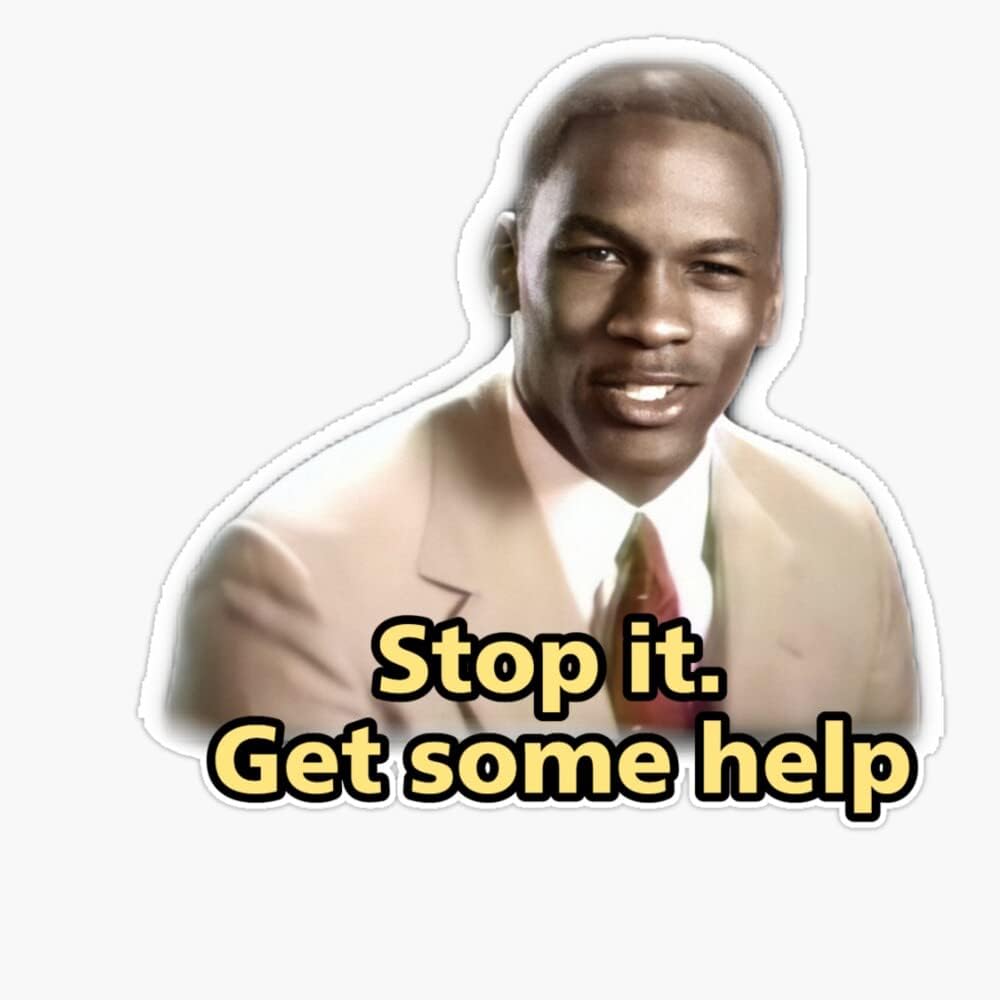 Amazon.com - Stop it get some help Sticker Bumper Sticker Vinyl Decal 5"