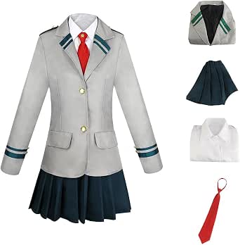Amazon.com: Anime Hero Cosplay Academia Uniform Deku Costume Mha Outfit ...