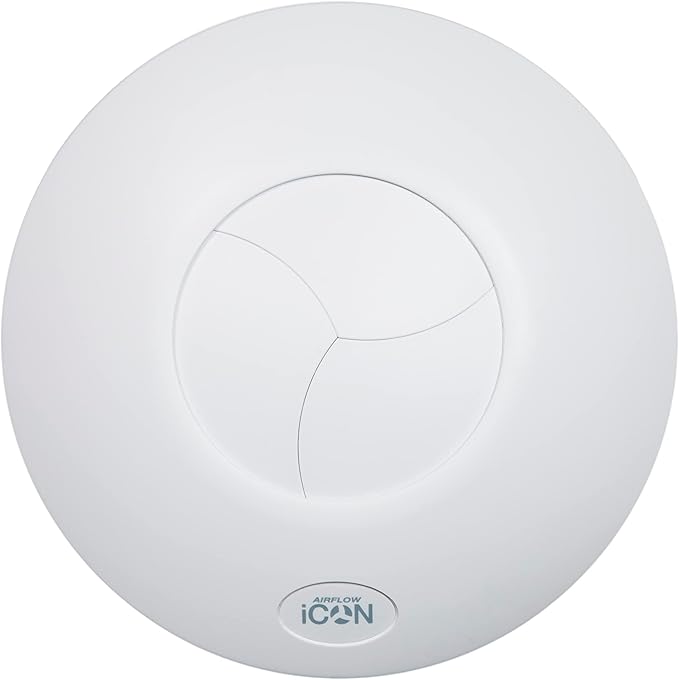 Airflow iCON 15 Bathroom Extractor Fan - 100mm/4 - Energy Efficient 9 ...