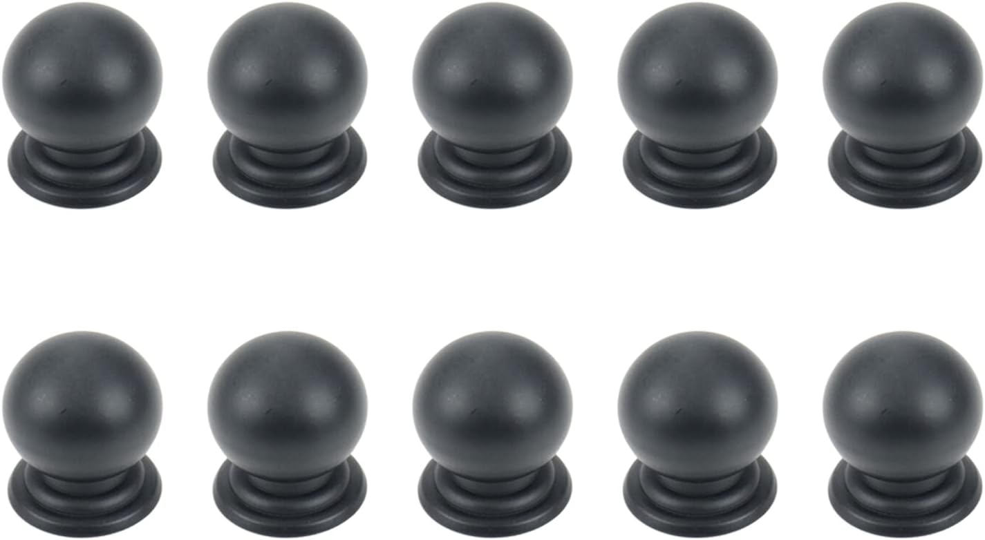 Pastlla 10Pcs 0.98" Mini Round Solid Cabinet Knob Modern Kitchen ...