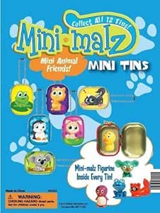 Amazon.com: Mini Malz - Mini Animal Friends Tins with Figurines : Home ...