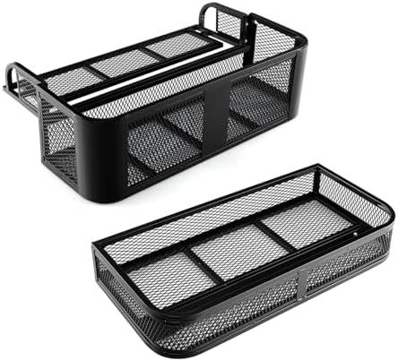Goplus Universal ATV Front Cargo Basket and Rear Drop Rack Set Luggage ...