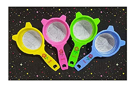 Buy Tea and Coffee Strainers (Plastic Pack of 4), Tea channi (Set of 4 ...