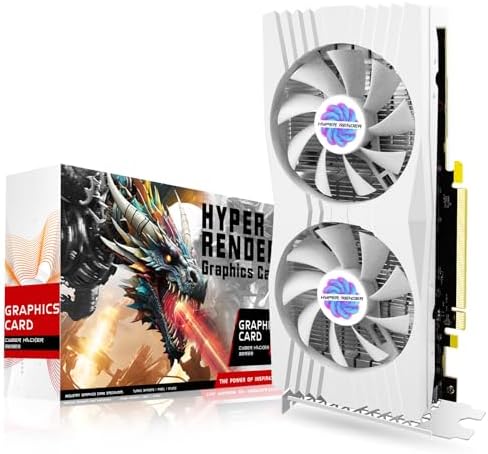 Amazon.com: HyperRender RX 580 8GB Graphics Card 2048SP DDR5 256 Bit Graphics Card for Gaming PC ...
