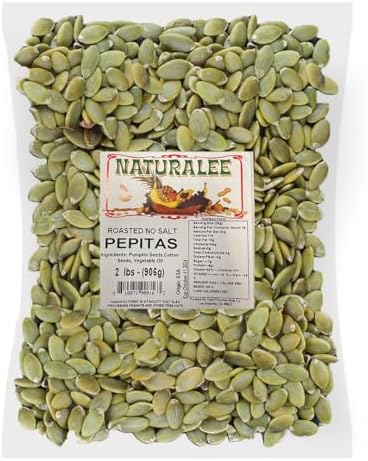 Amazon.com : Pumpkin Seeds | Roasted Unsalted | 2 lb | No Shell Pepitas ...