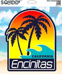 Amazon.com: Squiddy Encinitas California - Vinyl Sticker Decal for ...