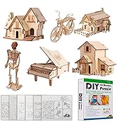 Amazon.com: calary 3D Wooden Puzzle Simulation Animal Dinosaur Assembly ...