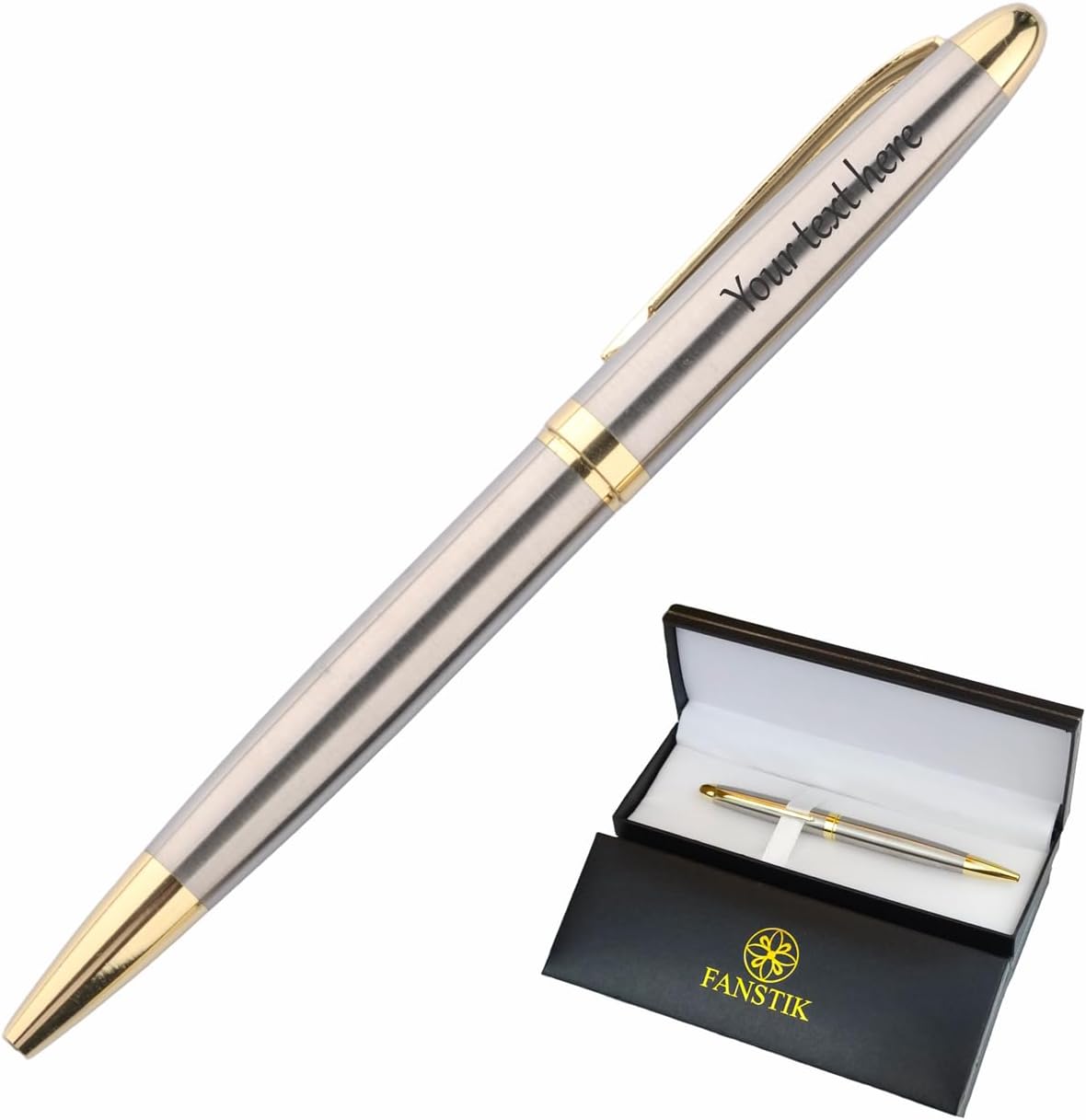 Amazon.com : FANSTIK Customized Ballpoint pens with name (MADE IN USA ...