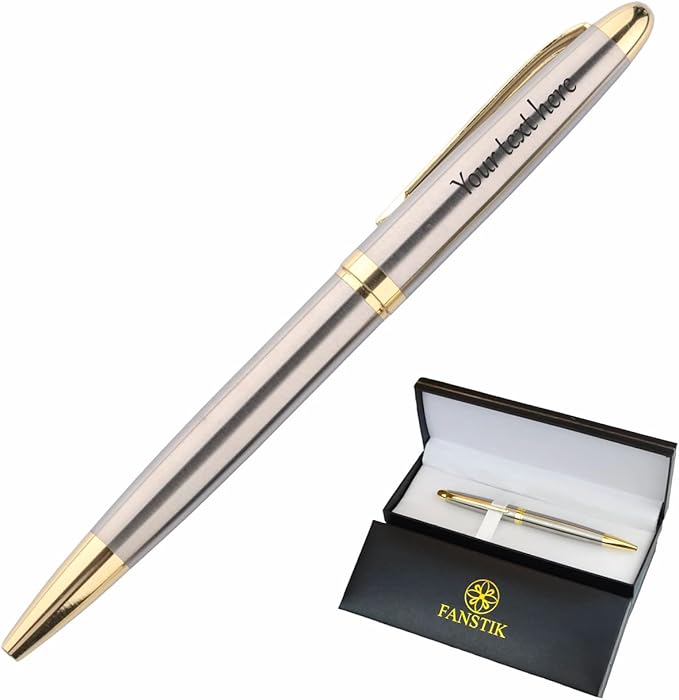 Amazon.com : FANSTIK Customized Ballpoint pens with name (MADE IN USA ...