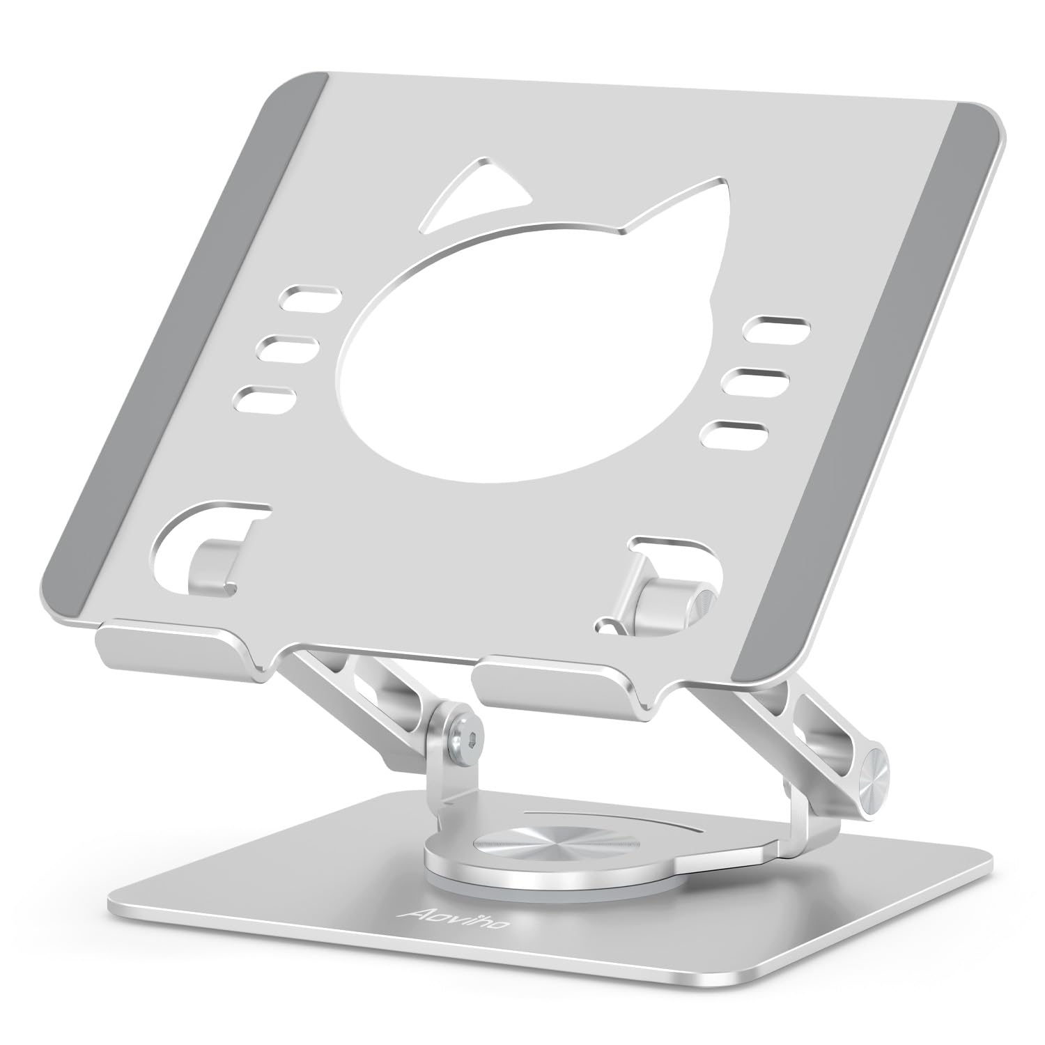 Amazon.com: Aoviho Tablet Stand 360° Rotating Aluminum Holder ...