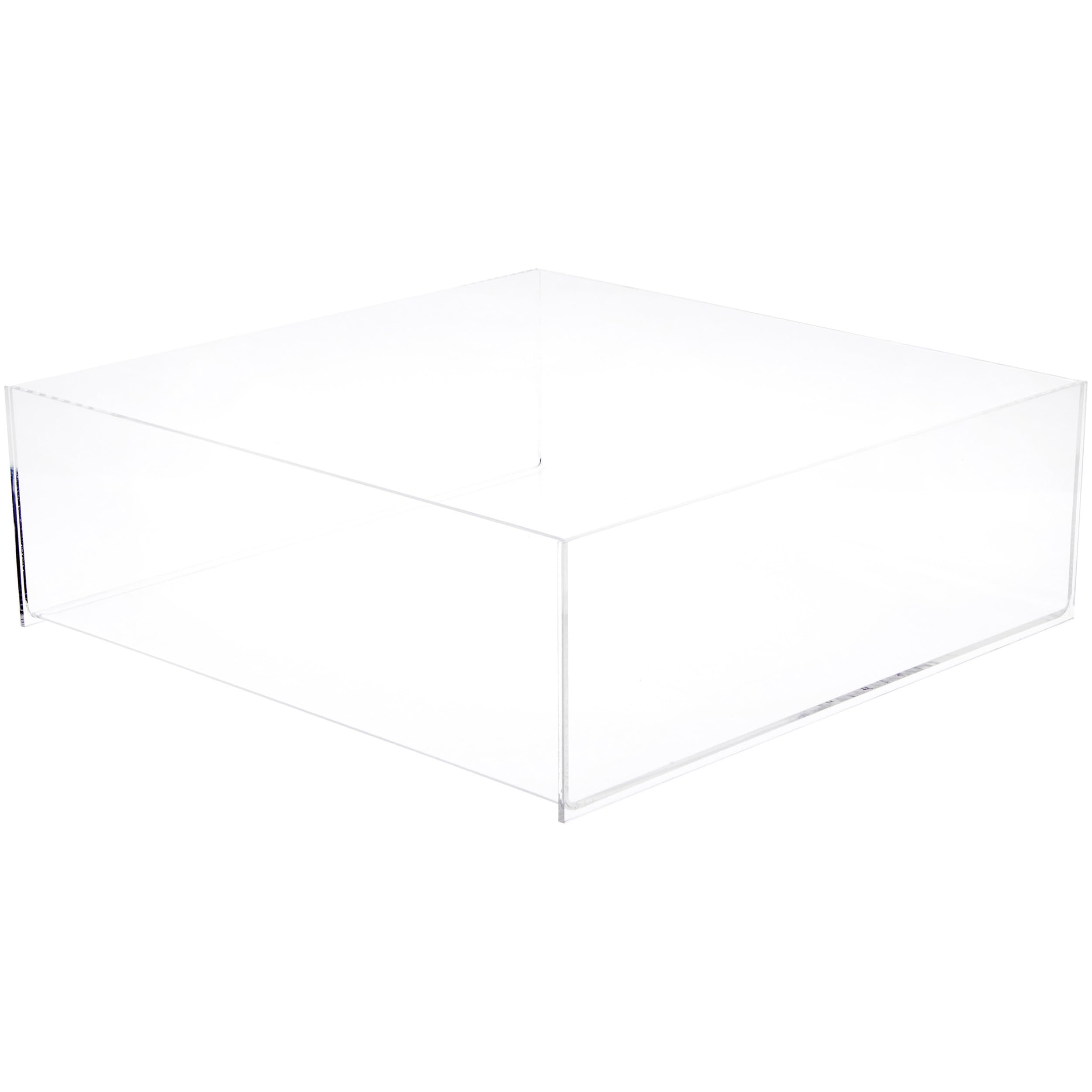 Amazon.com: Plymor Clear Acrylic Square Open Top Merchandise Display ...