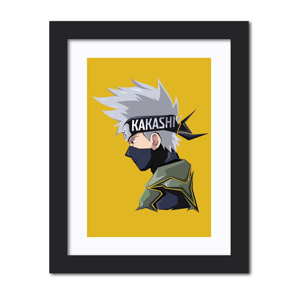 TenorArts Kakashi Hatake Posters Naruto Anime Laminated Poster Framed ...