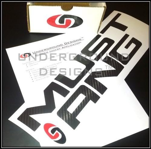 Amazon.com - MUSTANG BUMPER INSERTS Stickers Rear Letter Decals 1999 ...