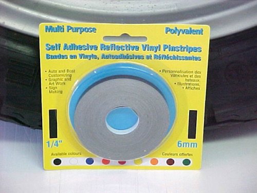 Amazon.com: Applied Graphics 1/2" by 37.5' Black Reflective Pin ...