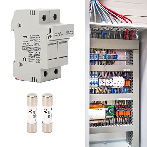 TICFOX DC Fuse 15A Solar PV Fuse Short Circuit Protection Breaking ...