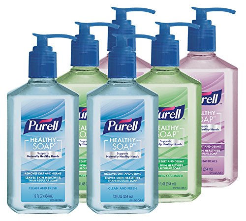 Amazon.com: Purell 9701-04-EC6PK Healthy Soap Clean & Fresh Scent ...
