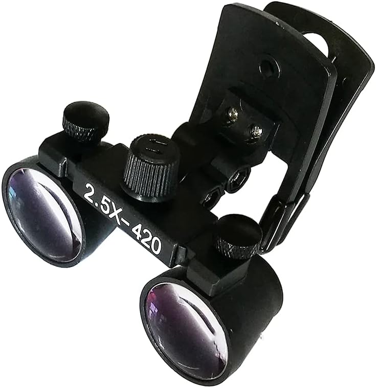 Amazon.com: Doc.Royal Binocular Clip Loupes Lab Head Magnifier w/Clip ...