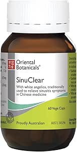 Oriental Botanicals Sinuclear 60 Vege Capsules : Amazon.com.au ...