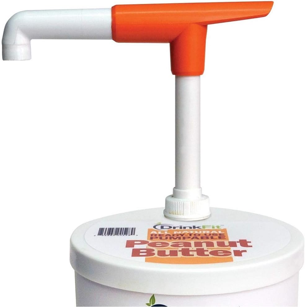 Amazon.com: Peanut Butter Pump - DrinkFit Mega Pump | Condiment Pump ...