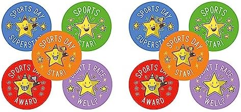 SuperStickers Sports Day Participation Variety Sticker Pack (250 ...