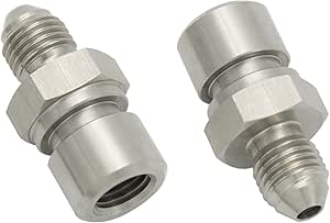 Amazon.com: KRD PERFORMANCE 3AN Male to M10x1.0 Metric Inverted Flare ...