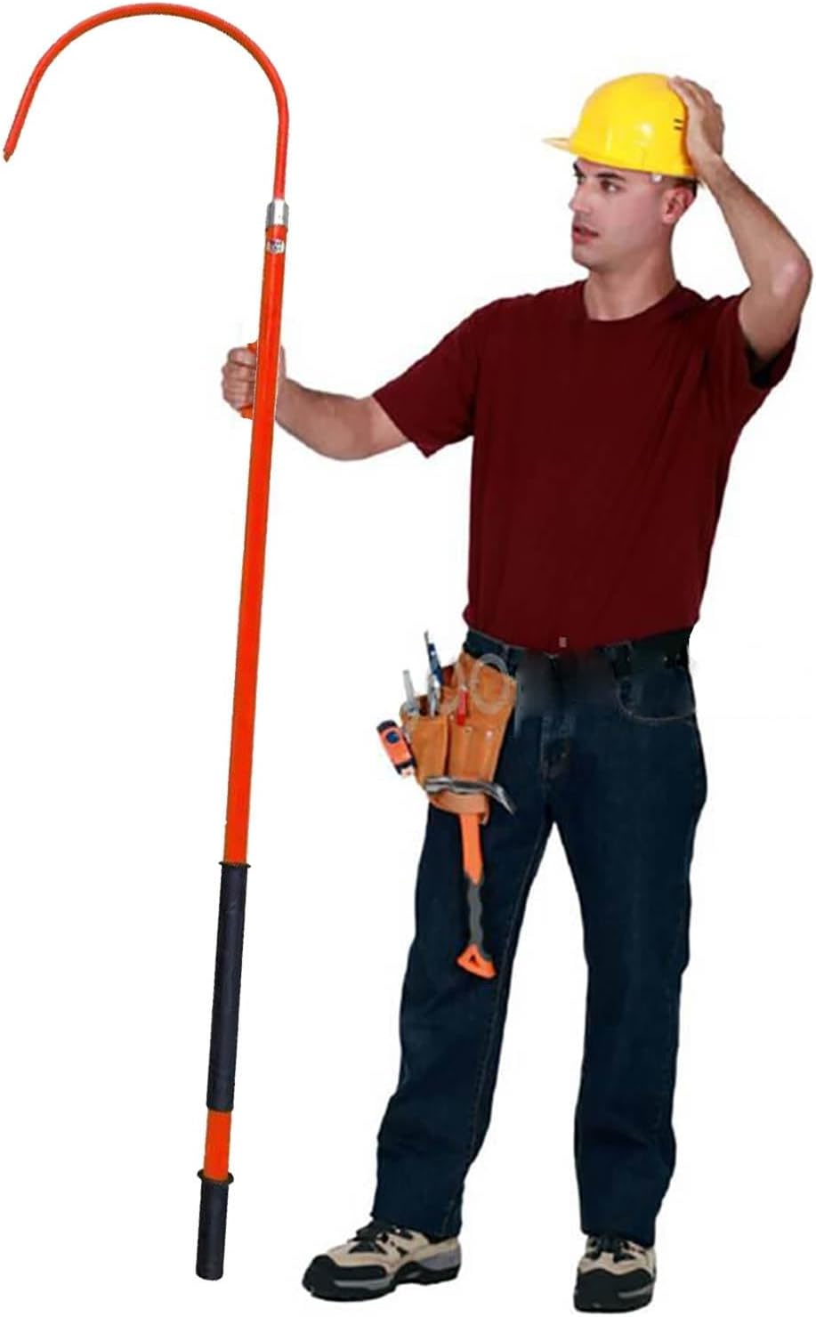 Amazon.com: Electrocution Emergency Rescue Pole - Insulated Rescue Hook ...