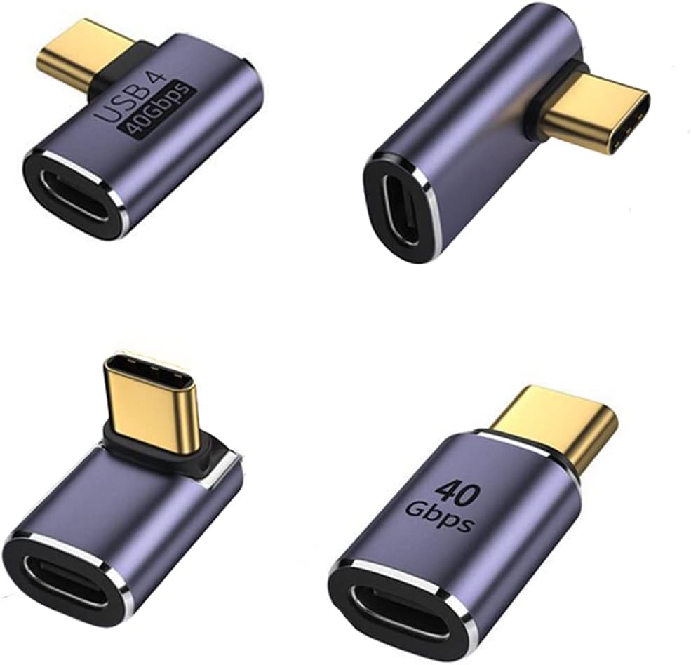 Amazon.com: LBSC 90 Dgree USB C Right Angle Adapter,Usbc to Usbc Male to Female Adapter,Type C ...