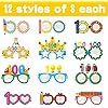 Amazon.com: RFM4S 100th Day of School Glasses 36 PCS 100 Days of School ...