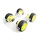 Amazon.com: EMOZNY 4 Wheel 2 Layer Robot Smart Car Chassis Kits with ...
