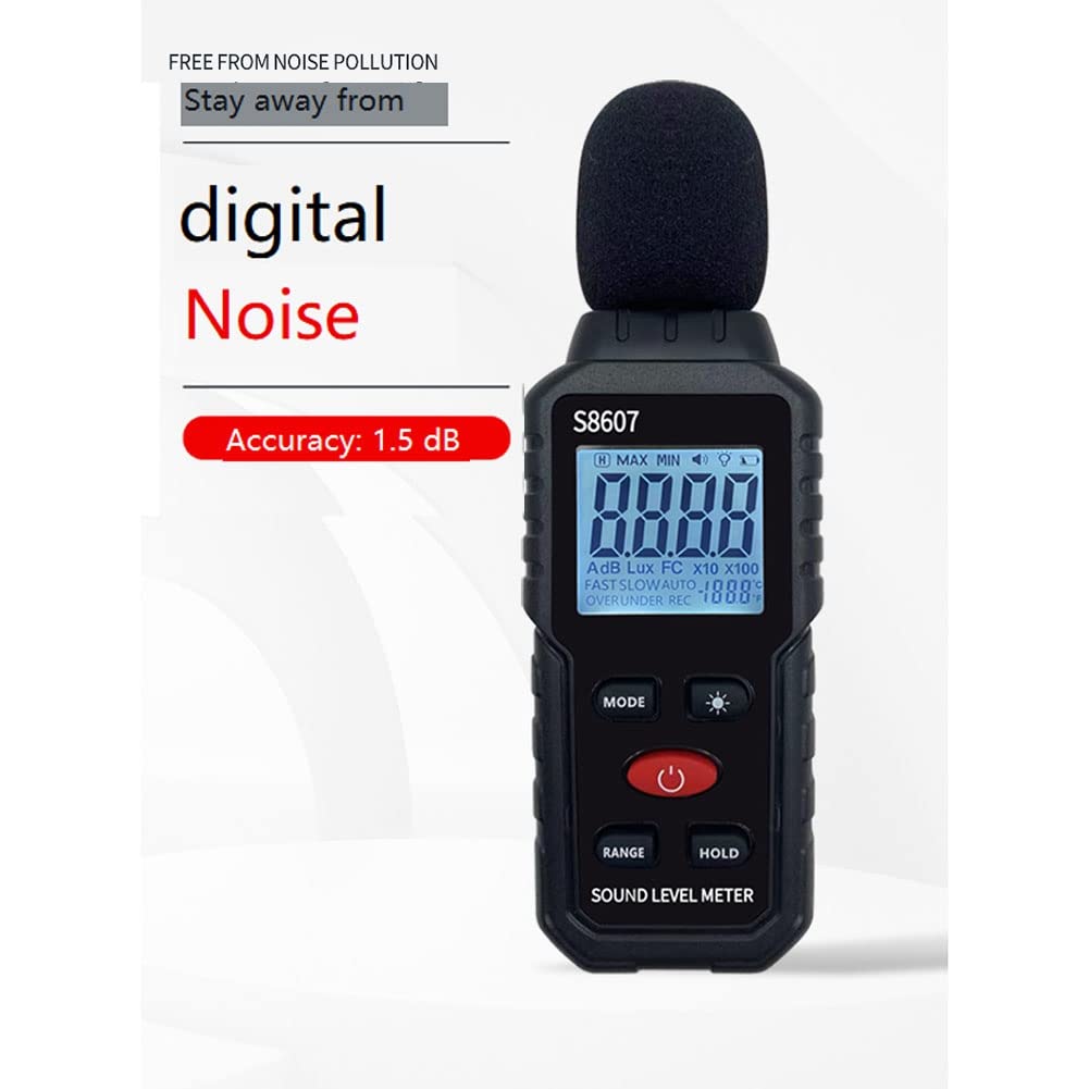 Giilayky Digital Sound Level Noise Meter Measurement 30-130DB DB ...