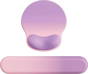 Laborio Keyboard Wrist and Rest Mouse Mat Set, Ergonomic Keyboard Wrist ...