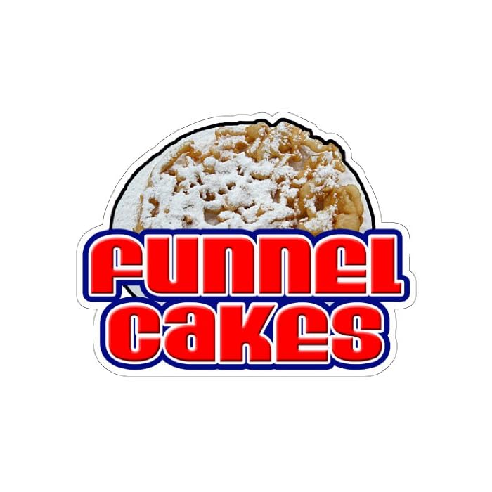 Buy Funnel Cakes Concession Decal Sign Cake Trailer Signs Online at ...