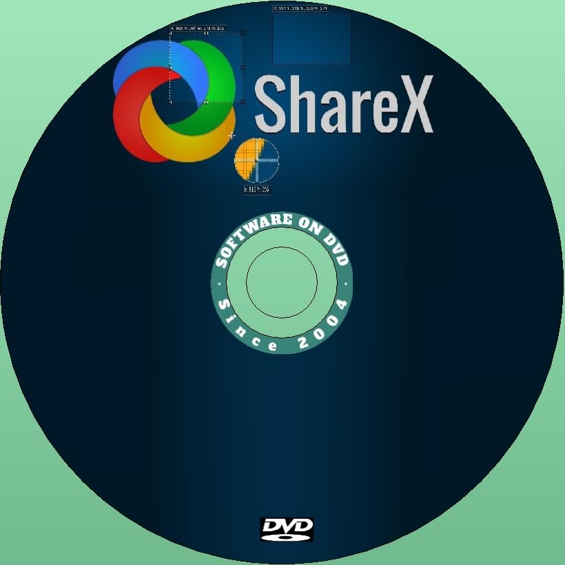 Amazon.co.jp: 最新の新リリース ShareX スクリーンショット Windows 用スクリーン キャプチャ & エディター アプリ ソフトウェア (DVD) : PCソフト