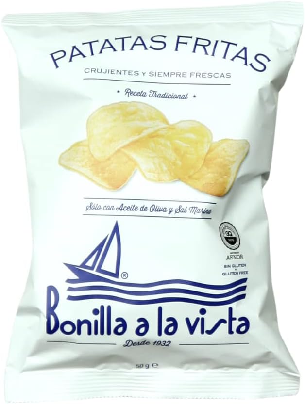 Amazon.com: Bonilla a la Vista Potato Chips - 275g Tin