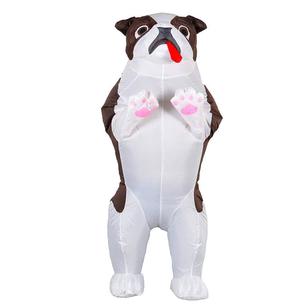 Rafalacy Inflatable Dog Costume for Adult Funny Blow up Costumes Party ...
