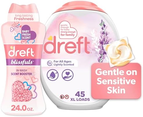 Amazon.com: Dreft Laundry Bundle: Dreft Detergent Pacs, Lightly Scented ...