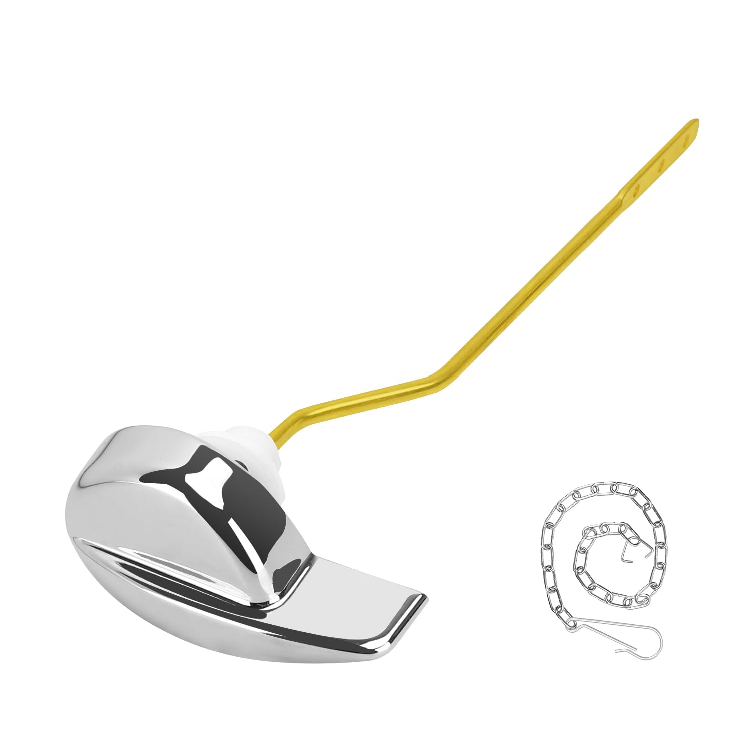 Toilet Flush Handle Replacement Kit, Zinc Alloy Toilet Handle Brass ...