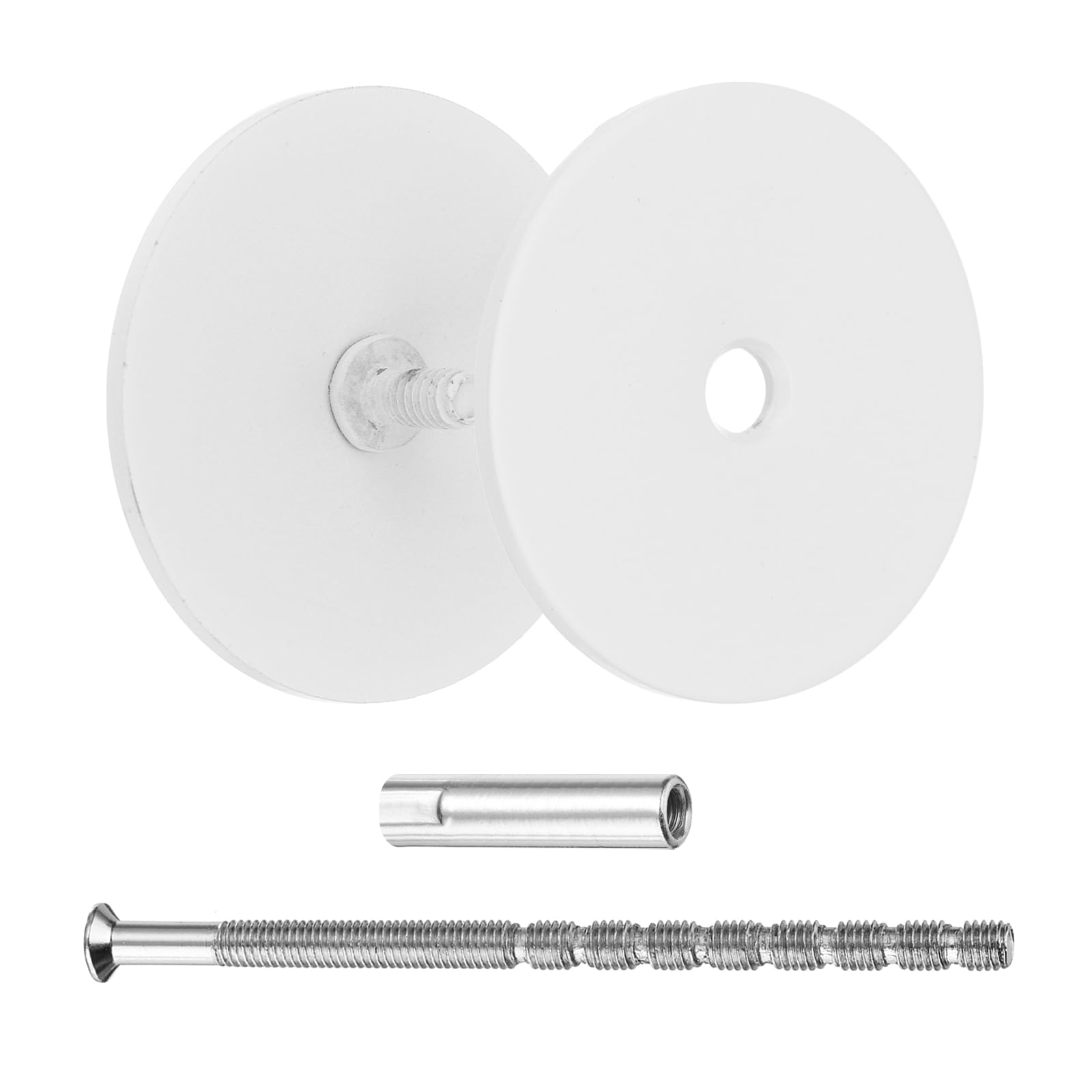 MECCANIXITY Door Hole Cover Plate, 2" Dia Deadbolt Cover Plate Round ...