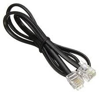 Telephone Cord, Modular Jack, Rj11 Cable 6P4C Male To Male Telephone ...